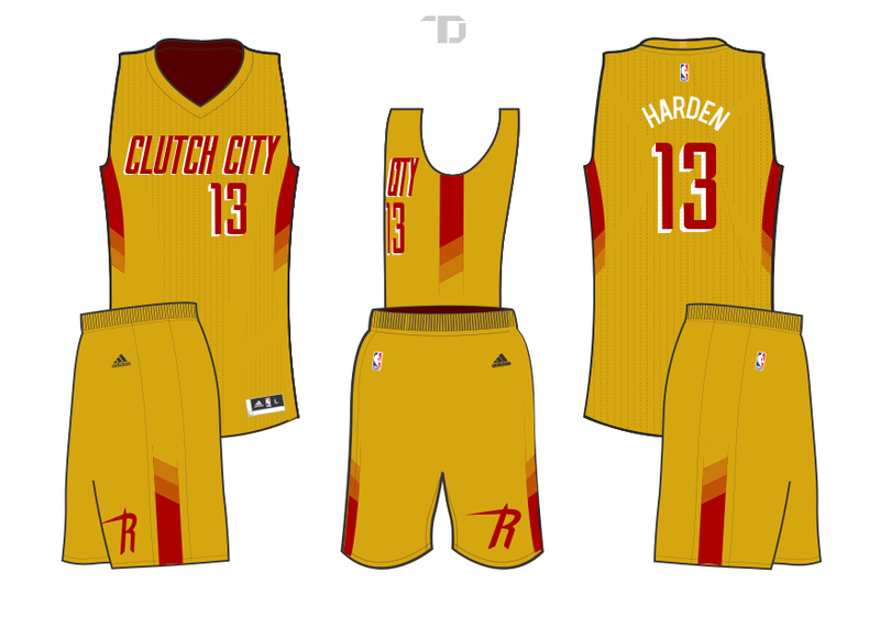 Houston Rockets Uniforms (Clutch City alt added) - Concepts - Chris Creamer's Sports Logos ...